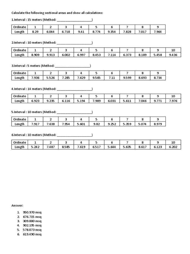 Exercise 3 Area Volume | PDF | Teaching Methods & Materials | Technology & Engineering