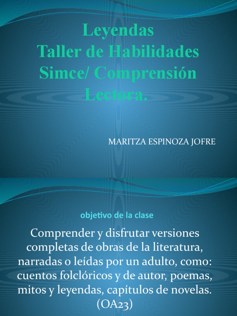 Las Leyendas Clase 5to | PDF | Leyendas | Narración