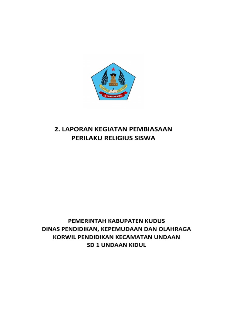 Laporan Pembiasaan Perilaku Religius Siswa | PDF