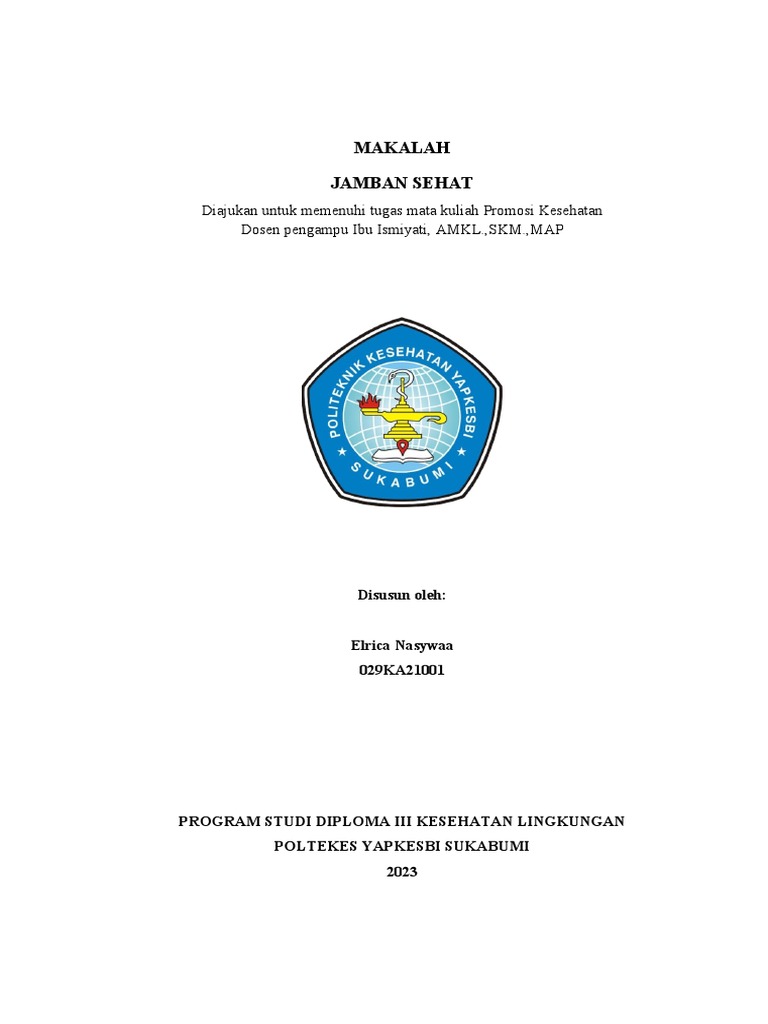 Kriteria dan Pengertian Jamban Sehat | PDF | Ilmu Sosial