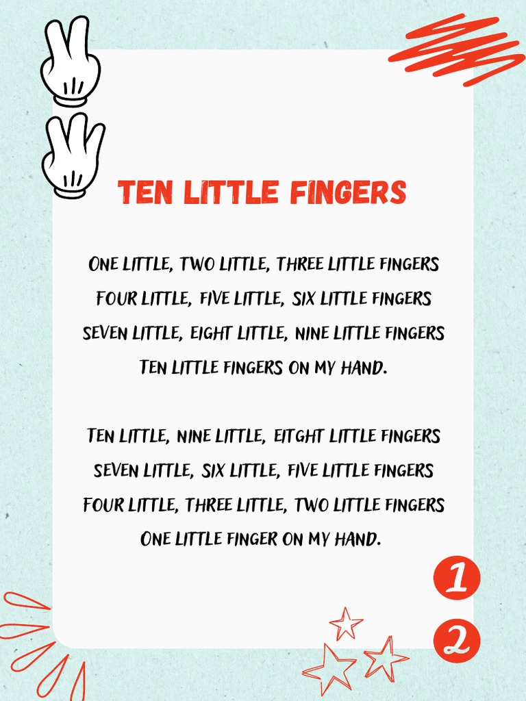 Ten Little Fingers | PDF