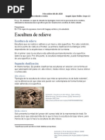Características de la Escultura de Bulto Redondo | PDF | Escultura ...