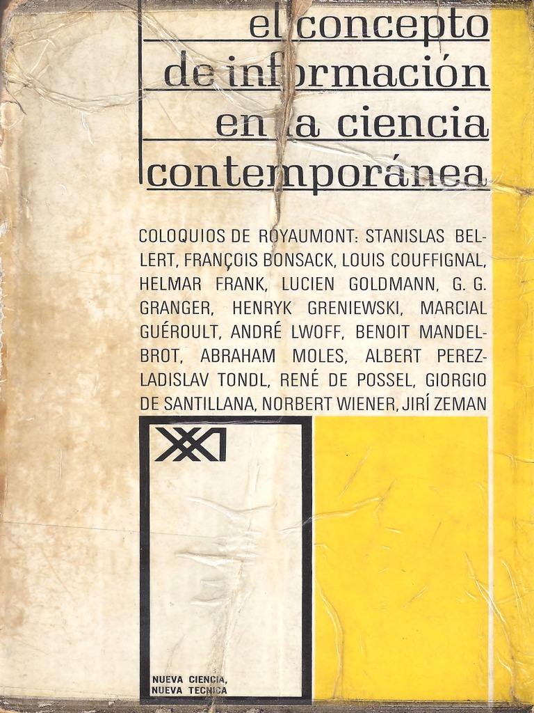 AA - VV - El Concepto de Informacion en La Ciencia Contemporanea ...