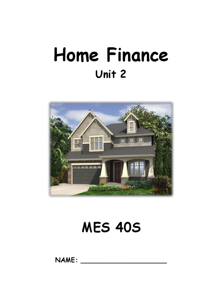 01 - Home Finance Booklet | PDF | Mortgage Loan | Home Insurance