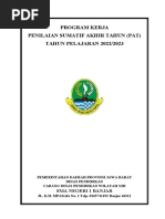 Program Kerja ASAS Dan PAS 2022-2023 | PDF