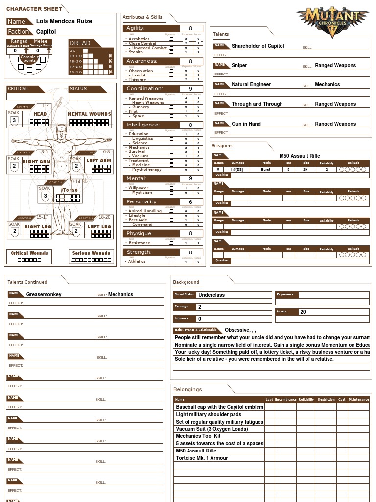 MC Character MC | PDF