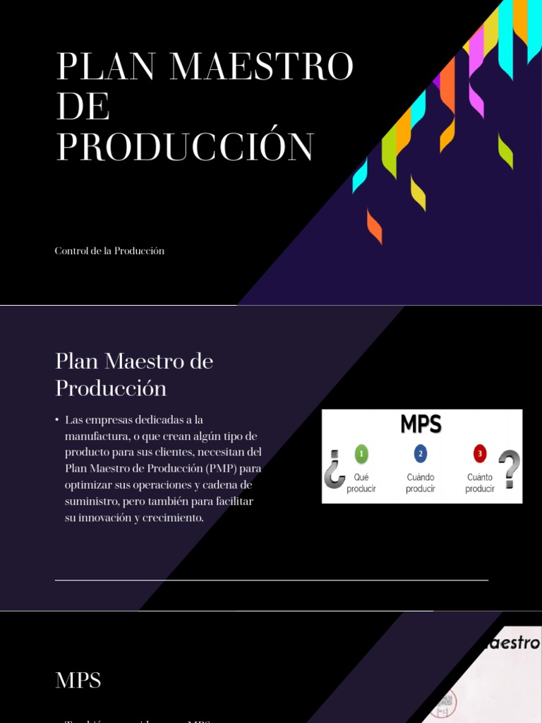 Plan Maestro 1 | PDF | Inventario | Planificación de recursos empresariales