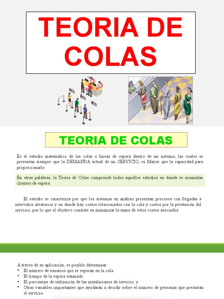 Clase Magistral - Teoria de Colas | PDF | Informática