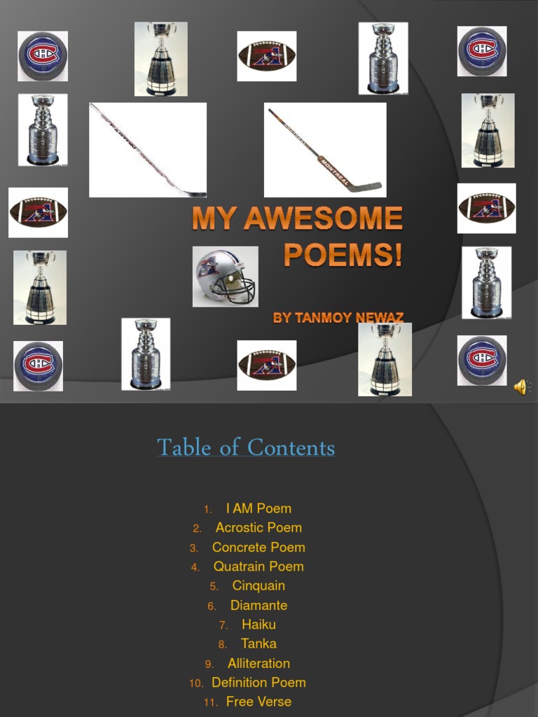 My Awesome Poems! | PDF | Poetry | Nature