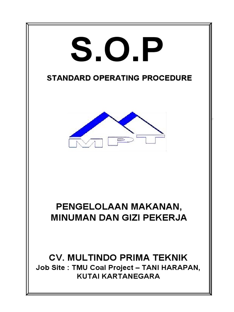 34) - SOP-MPT-SMKP-35.1-14 - Pengelolaan Makanan, Minuman Dan Gizi ...