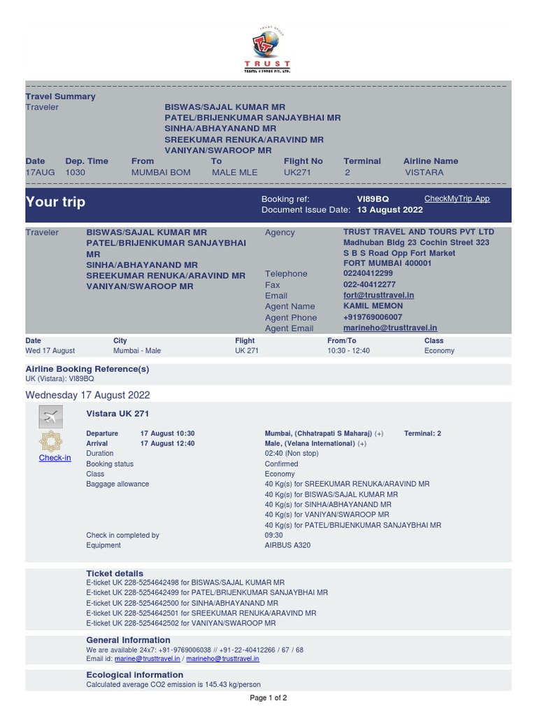 Bom-Mle X 5 Pax | PDF | Aviation | Transport