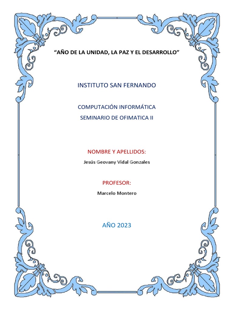 Tablas y Formas-Seminario de Ofimatica Ii | PDF