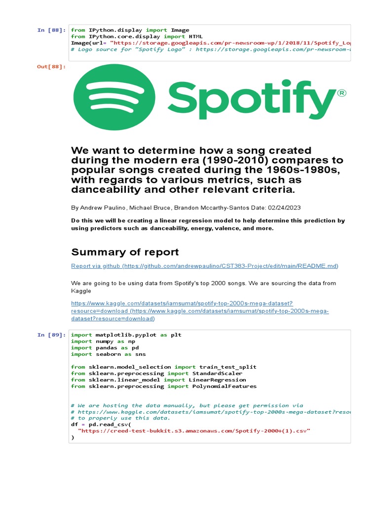 cst383 Andrew Brandon Micheal - Jupyter Notebook 1 | PDF | Coefficient ... cst383 Andrew Brandon Micheal - Jupyter Notebook 1 | PDF | Coefficient ...