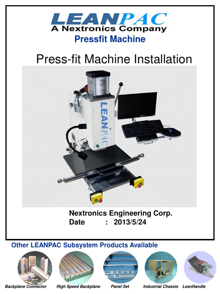 LPM2 Installation | PDF | Machines | Screw