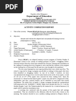 Narrative Report - Gintong Aral Project - Wave 1 | PDF | Storytelling ...