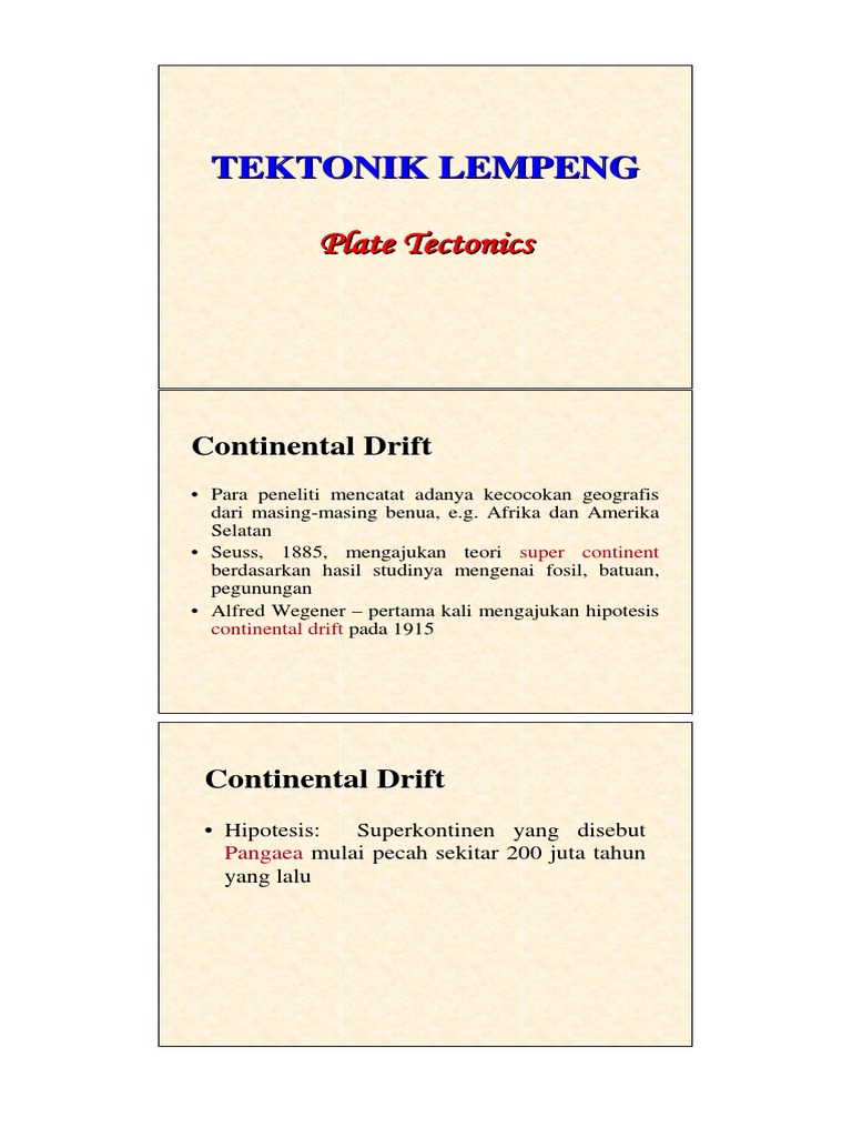 B-Tektonik Lempeng | PDF