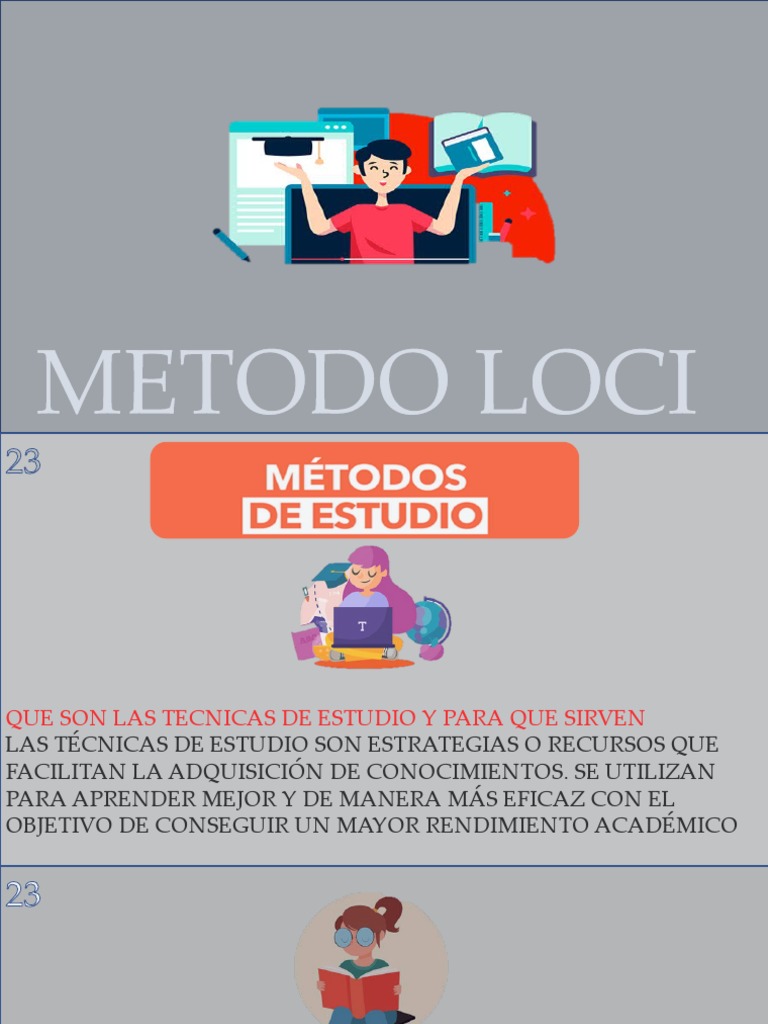 METODO LOCY 23 | PDF | Memoria | Aprendizaje