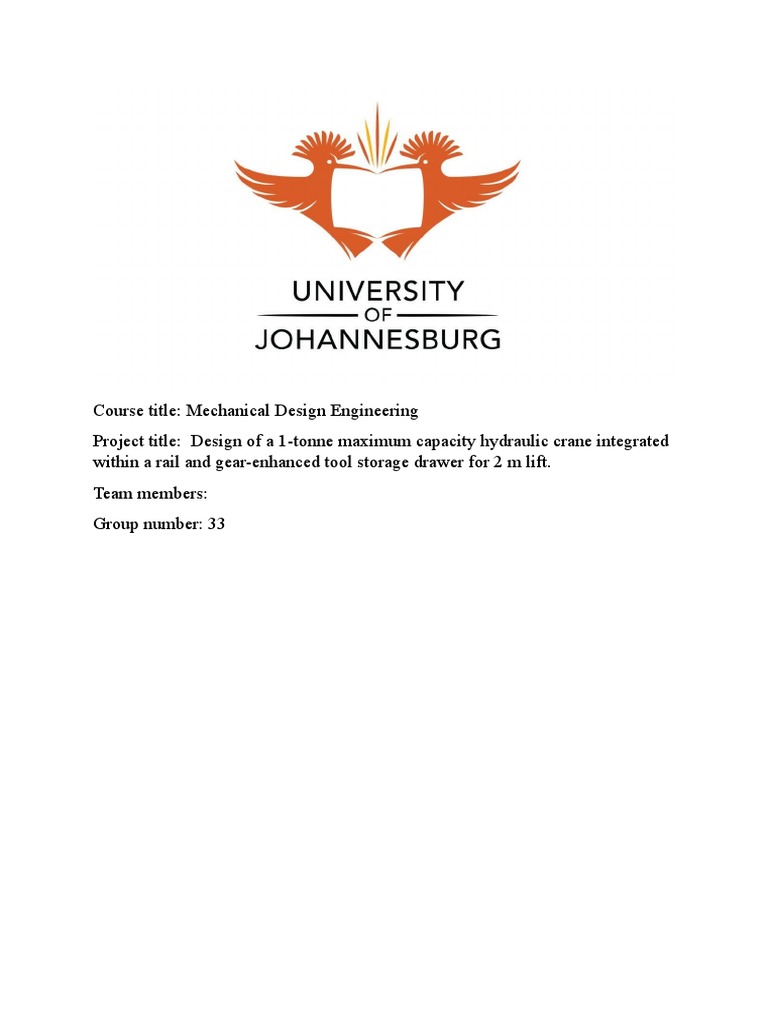 Mechanical Design | PDF | Crane (Machine) | Engines