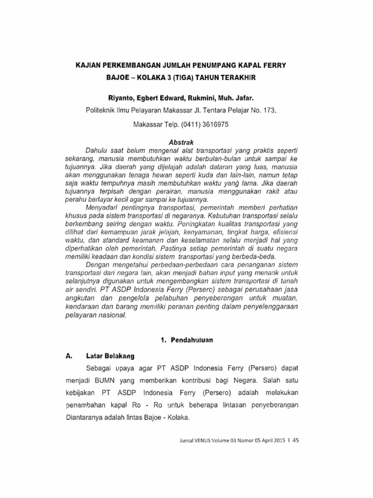 Jurnal ASDP 2 | PDF