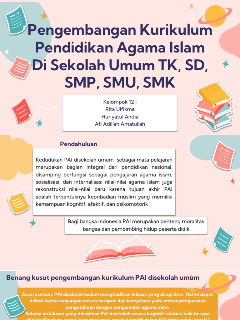 Pengembangan Kurikulum TK, SD, SMP, Sma, SMK | PDF