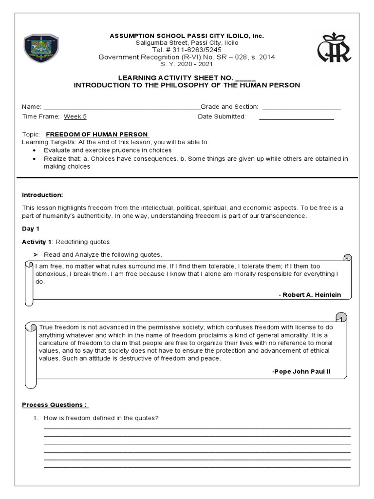 Intro To Philo Week 5-6 | PDF | Logic | Experience