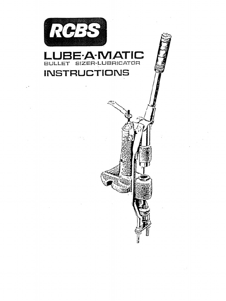 Lube A Matic - Instructions | PDF
