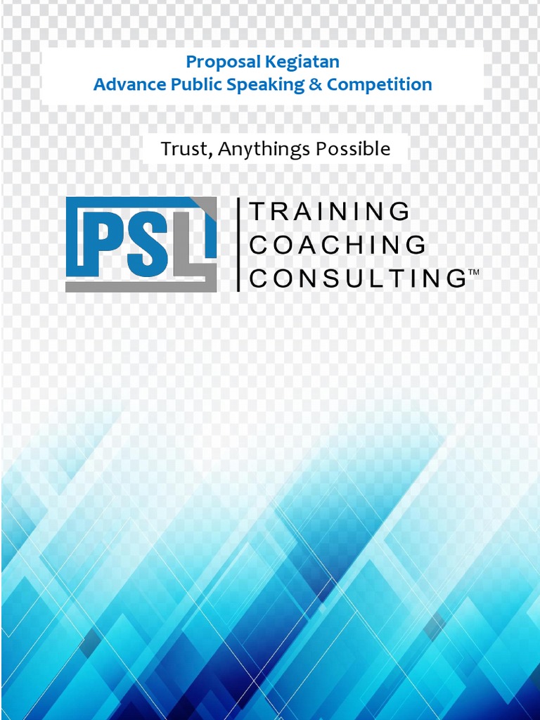 Proposal Kegiatan Advance Public Speaking & Debate Competition Batch 2 by - PSL | PDF