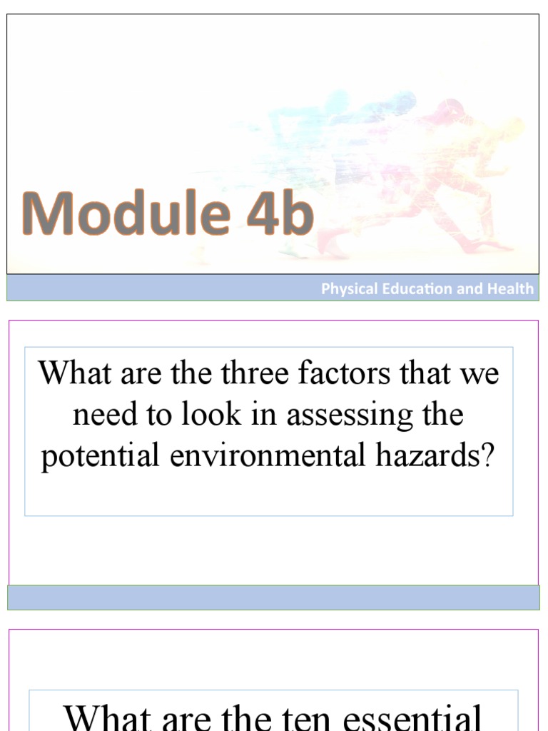 Pe Week4 | PDF | Safety