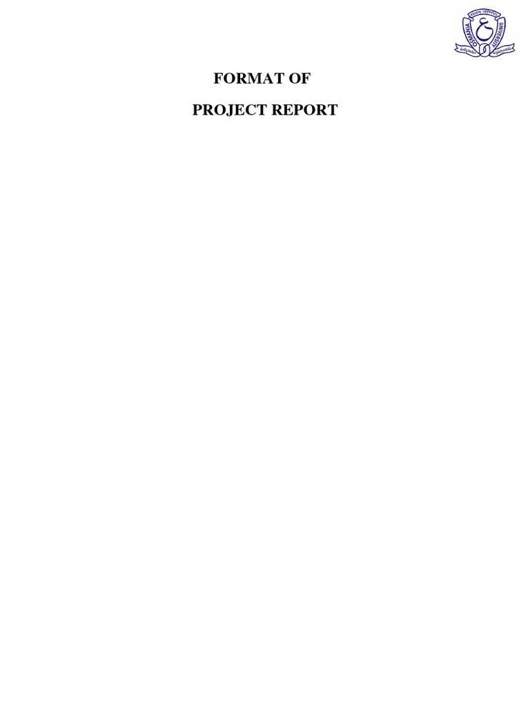 Project Report Format | PDF | Data | Methodology
