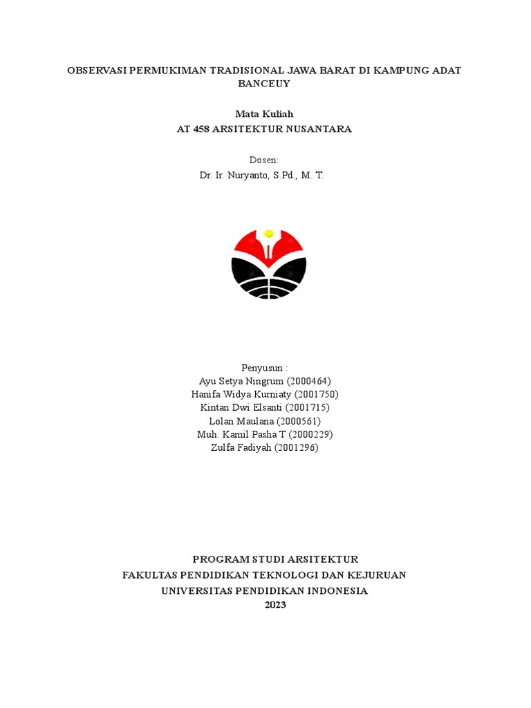 Kampung Adat Banceuy | PDF