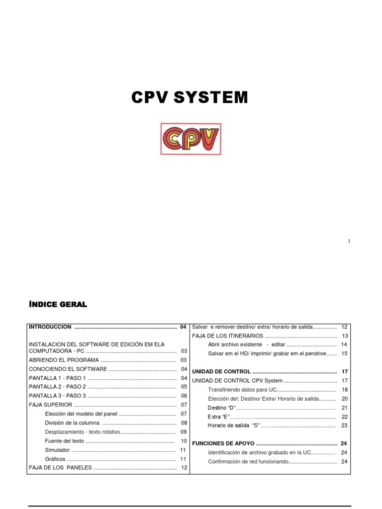 CPV Exe | PDF