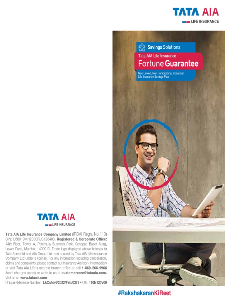 Fortune Guarantee Brochure | PDF | Insurance | Life Insurance