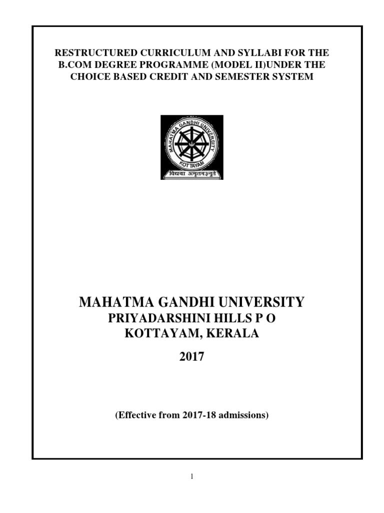 B.Com Curriculum Overview | PDF | Liquidation | Demand