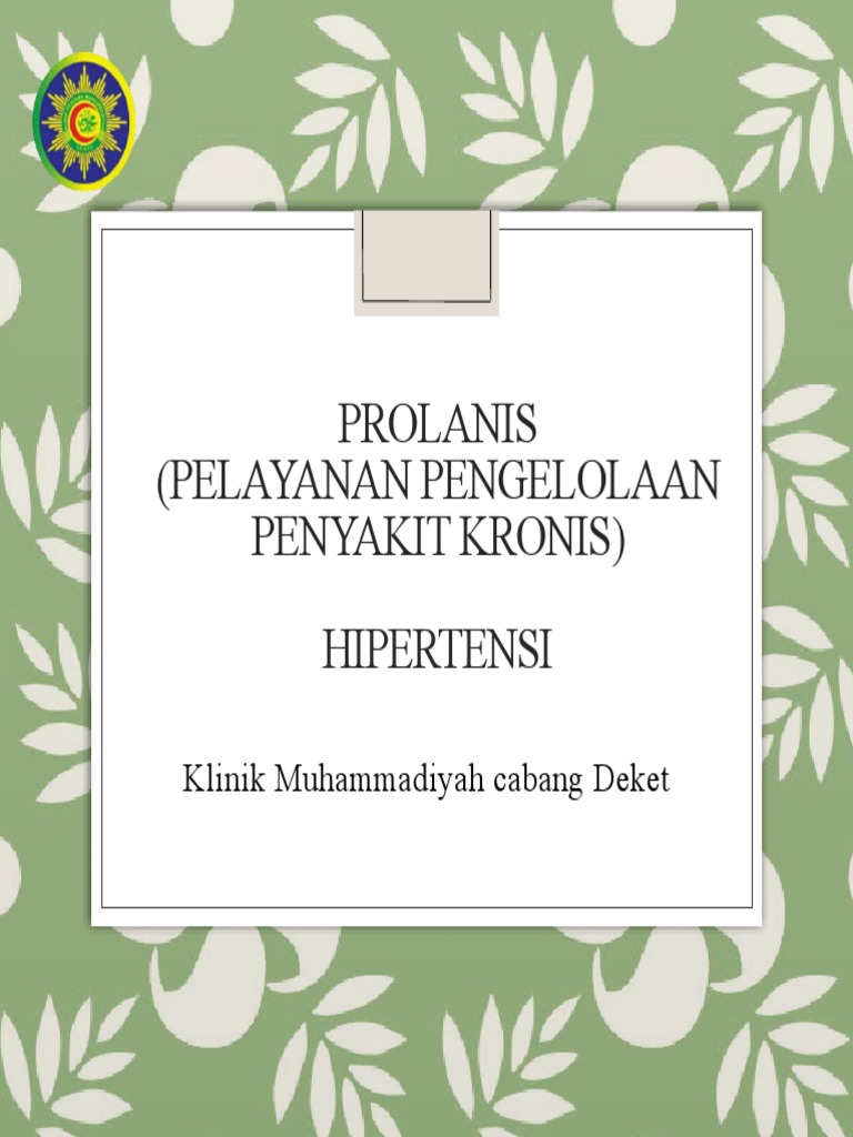 Prolanis HT | PDF