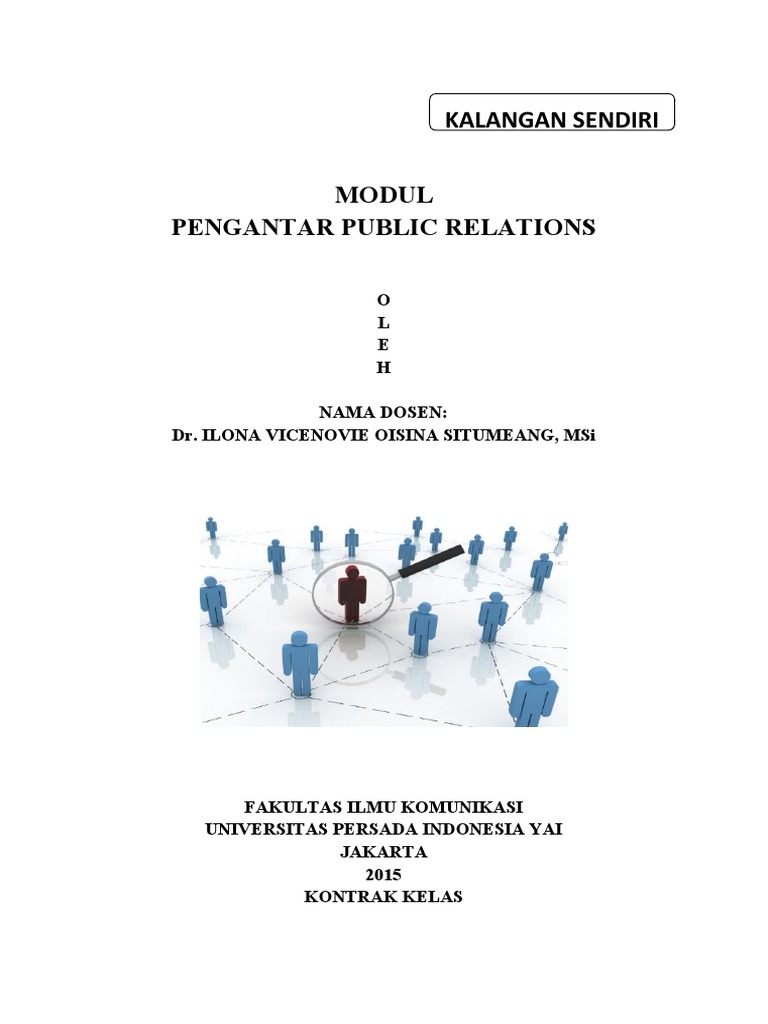Modul Peng PR | PDF | Karier & Perkembangan | Ilmu Sosial