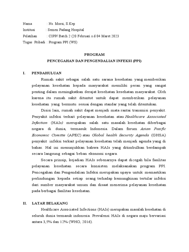 Tugas Program WS-Veronica Aries-RSPIK | PDF