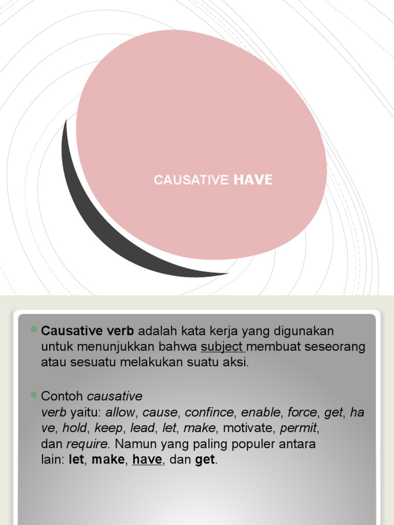 Causative Have | PDF