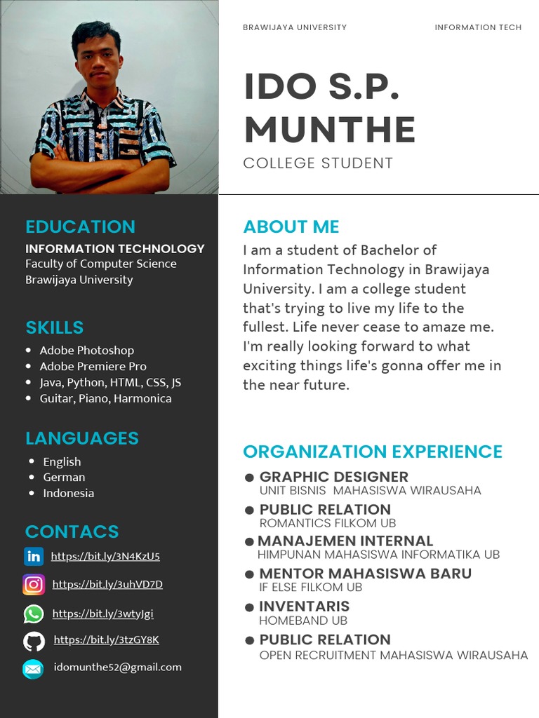 CV - Ido S.P. Munthe | PDF