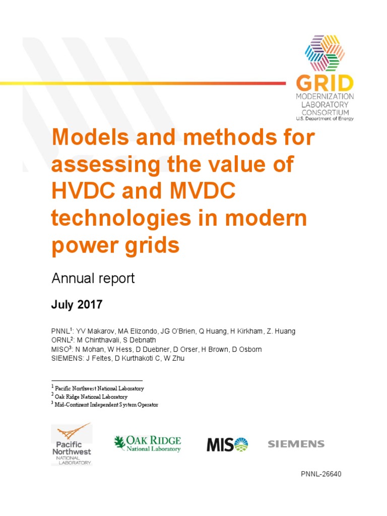 PNNL-26640 hvdc | PDF