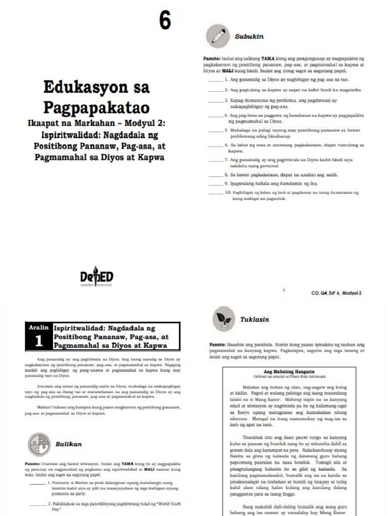 Esp Module 2 4TH Quarter | PDF