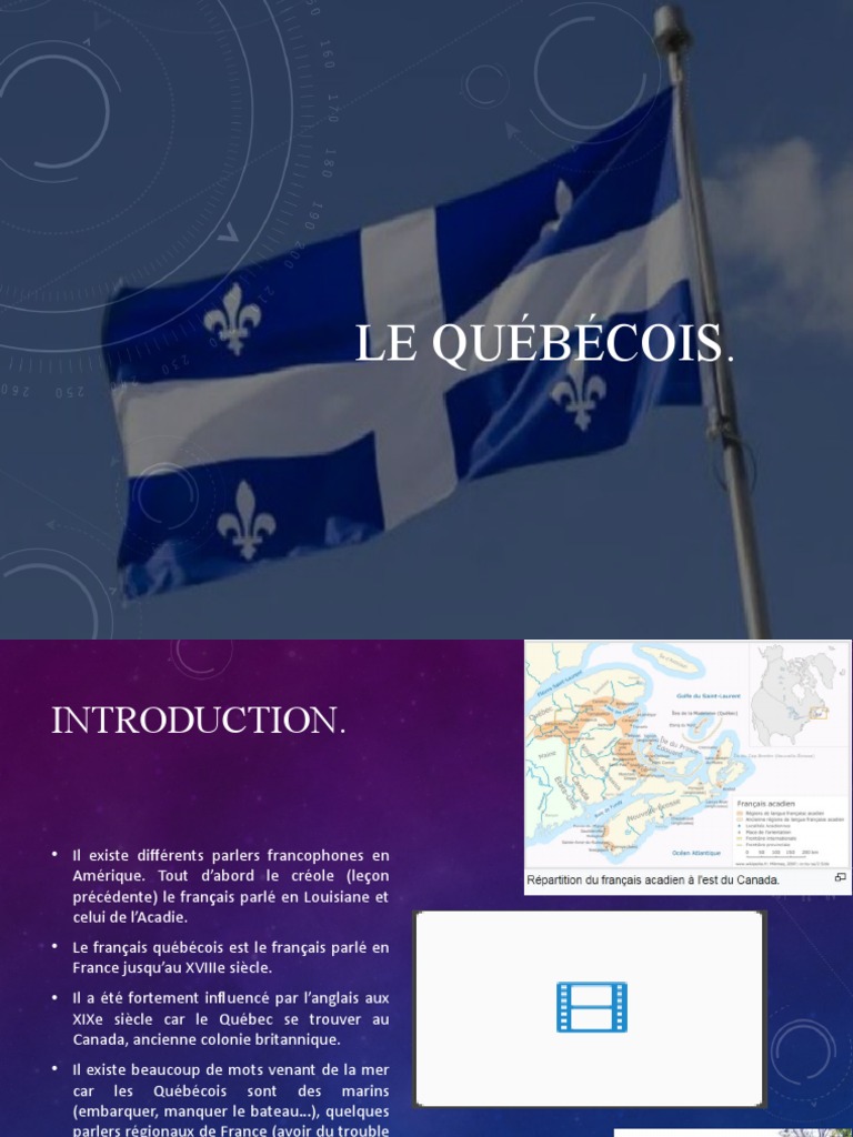 8.Le Québécois | PDF | Langue française | Québec