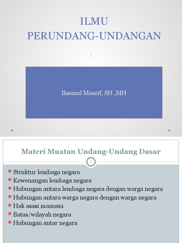Struktur dan Muatan Peraturan Perundang-undangan | PDF | Politik