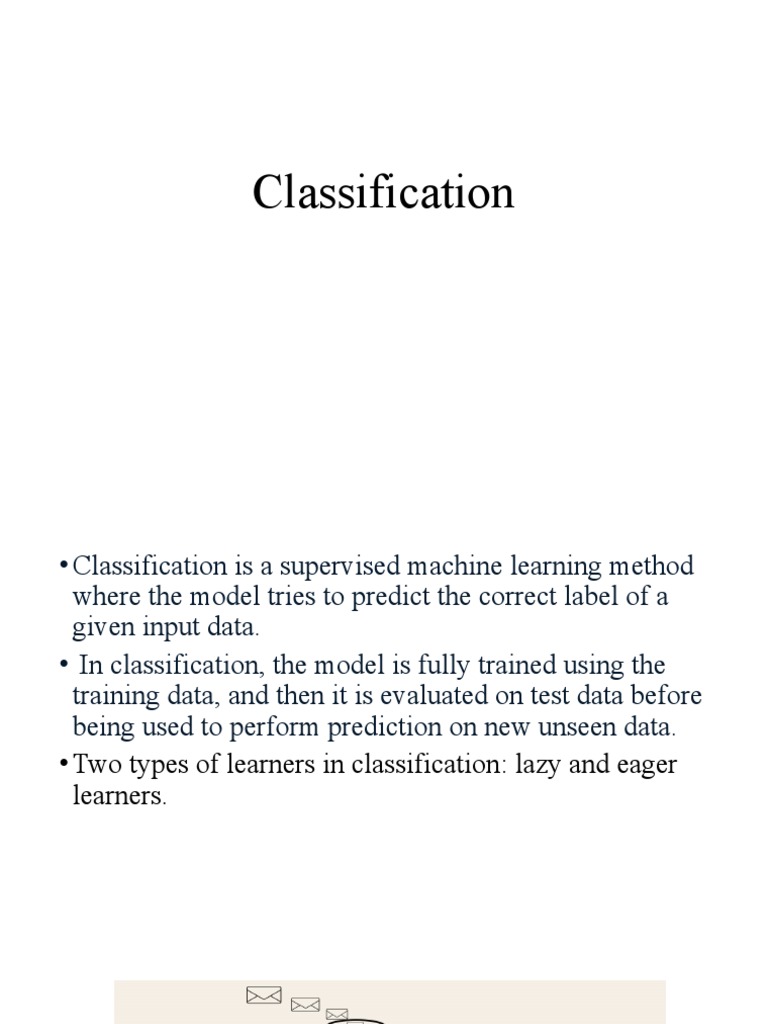 Classification | PDF | Cross Validation (Statistics) | Sensitivity And Specificity