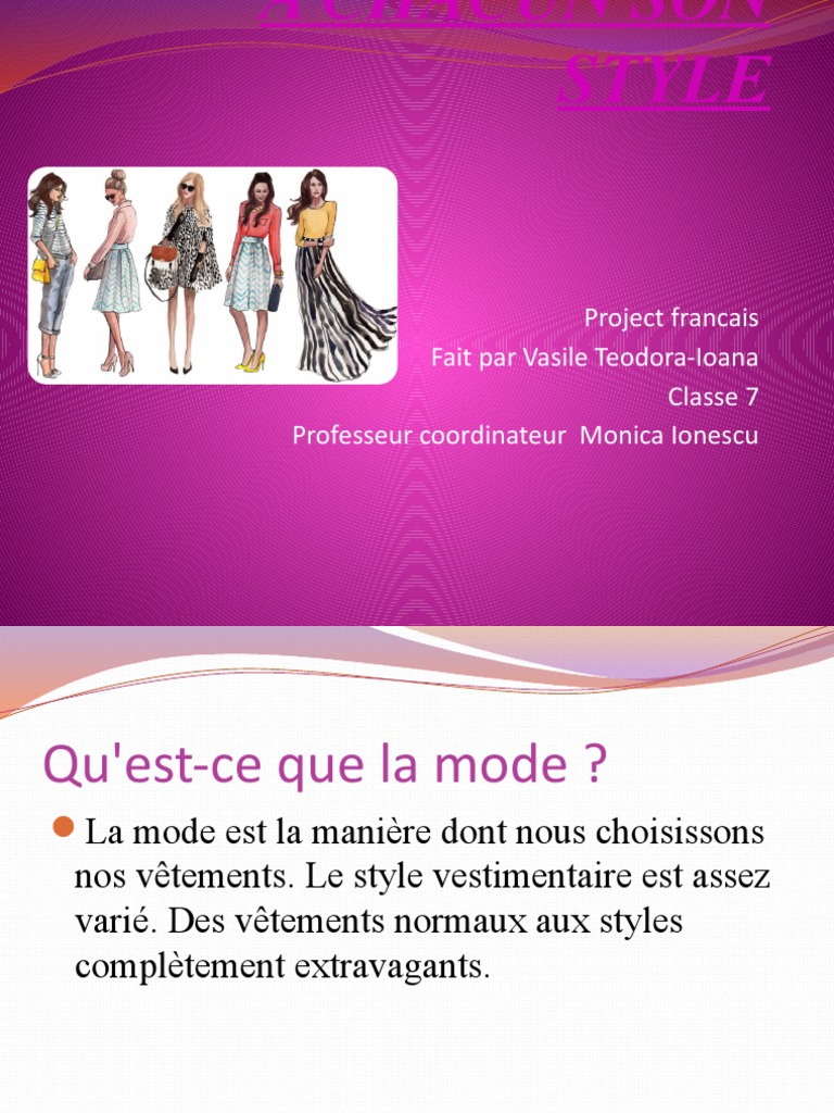La Mode en France | PDF