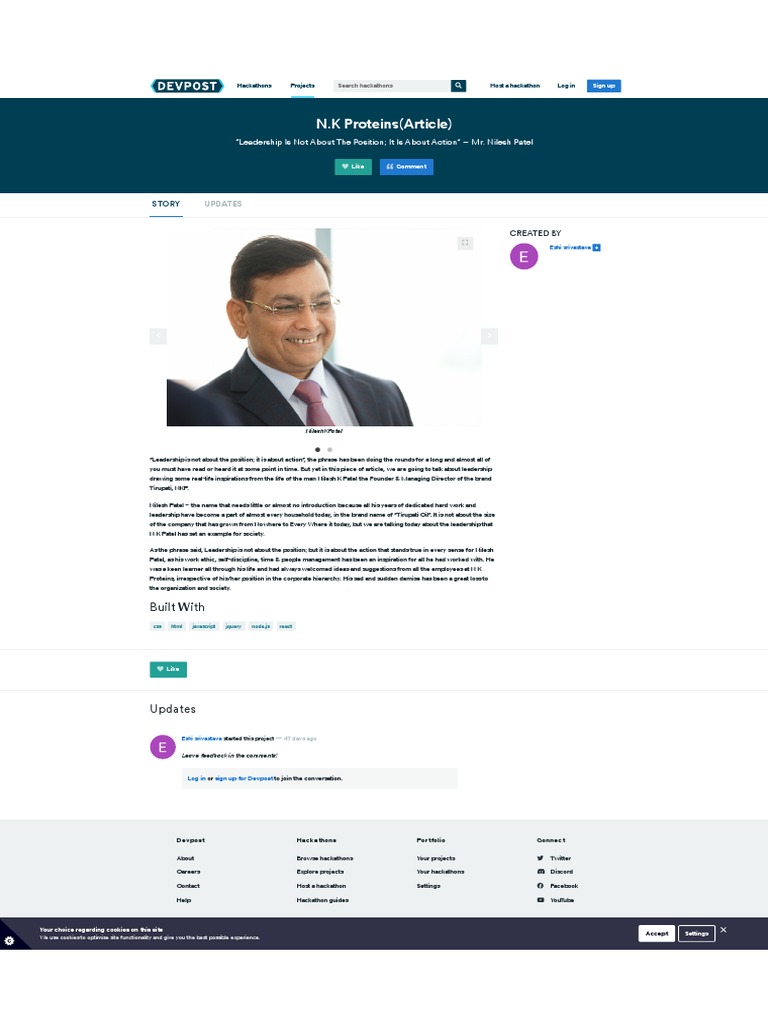 Nilesh K Patel | PDF | Http Cookie | Internet