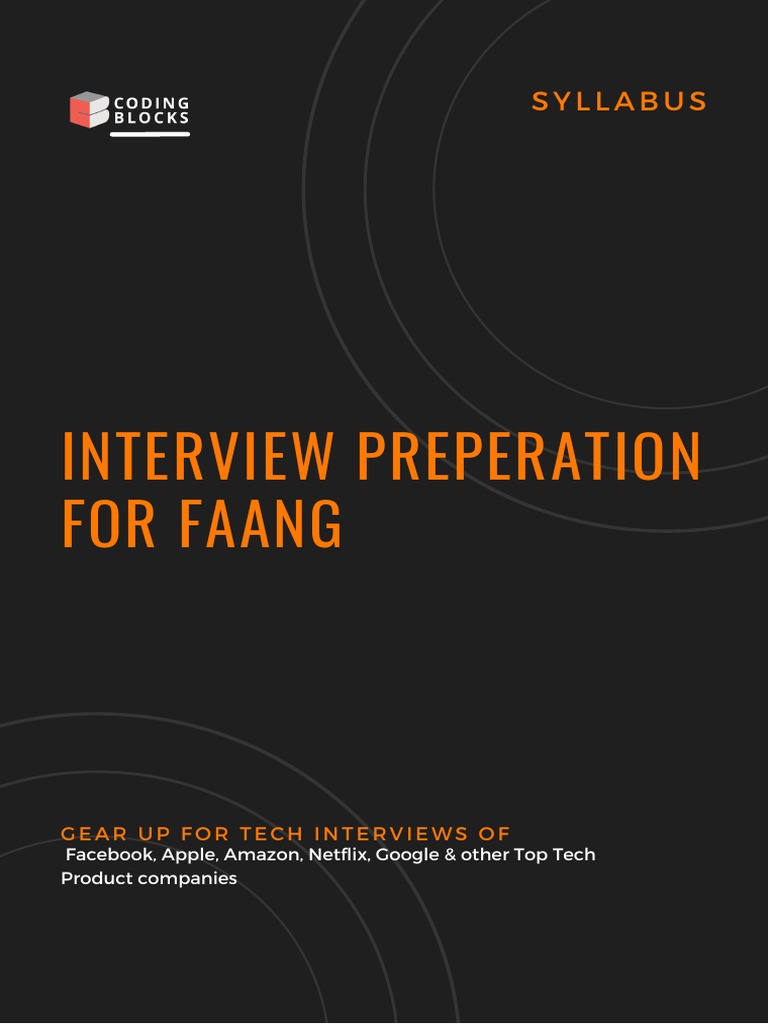 FAANG Interview Preparation Course | PDF | Algorithms And Data ...