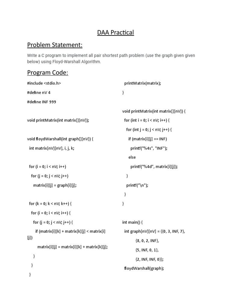 Daa Practical Pdf 