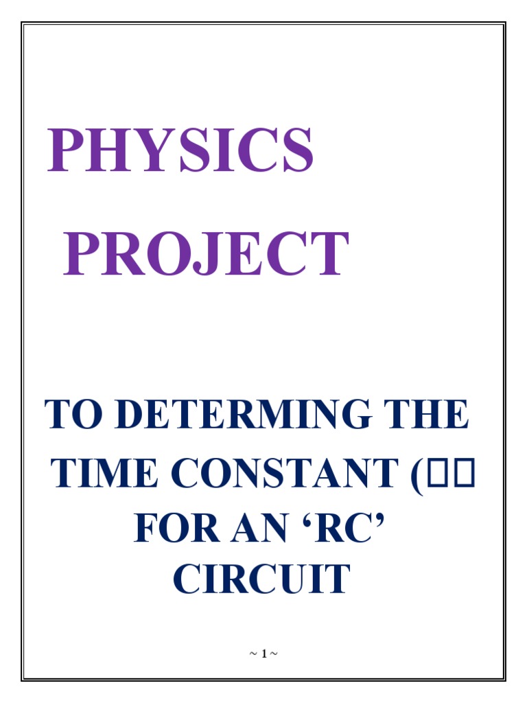 12th Physics Project | PDF