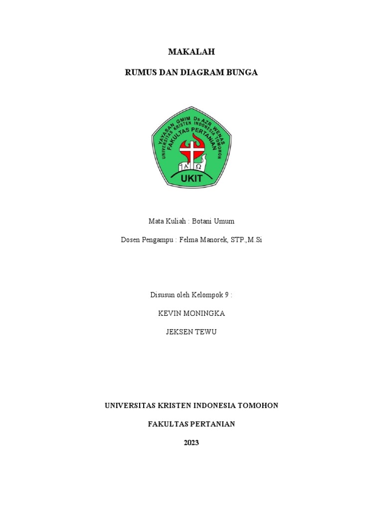 Rumus Dan Diagram Bunga | PDF | Griya & Taman | Sains & Matematika