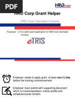 HRDC Allowable Cost Matrix 2025 | PDF | Receipt | Educational Technology